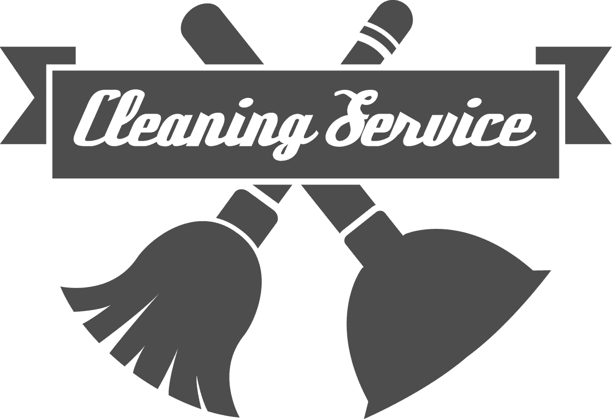 free Black and white cleaning service badges vector 149488