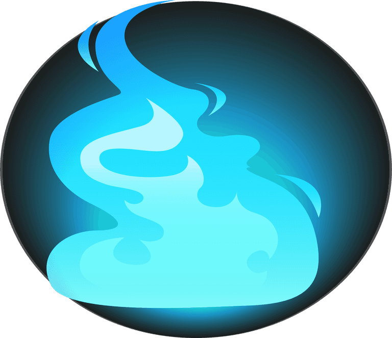 free burning blue fire frames borders flame vector 179168