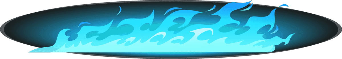 free burning blue fire frames borders flame vector 952802