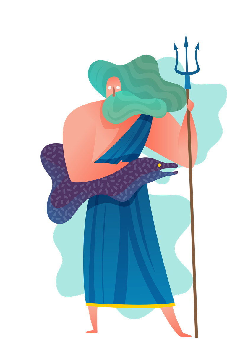 free egyptian gods greece mythology cartoon vector 827684