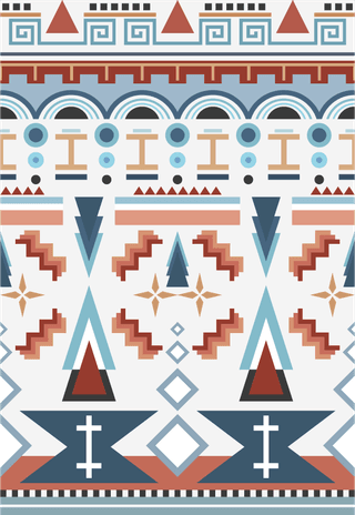 ethnic pattern illustration design for vibrant textiles and modern ...