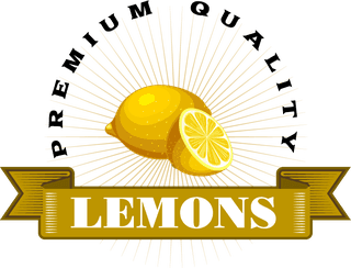 simple vintage lemon labels design for h... | Magipik Free Vector